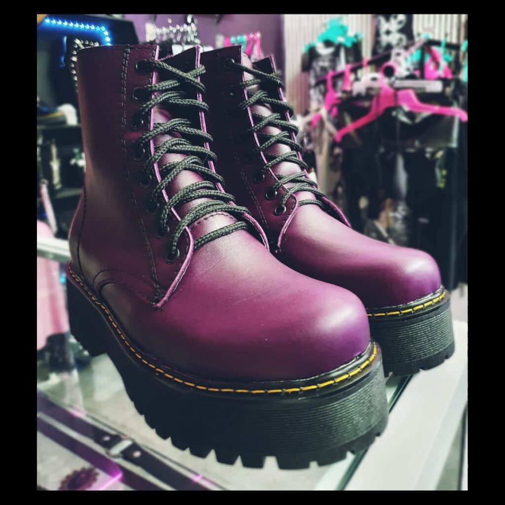 Botas Rockeras Combat Plataforma - Siniestra Boutique Alternativa